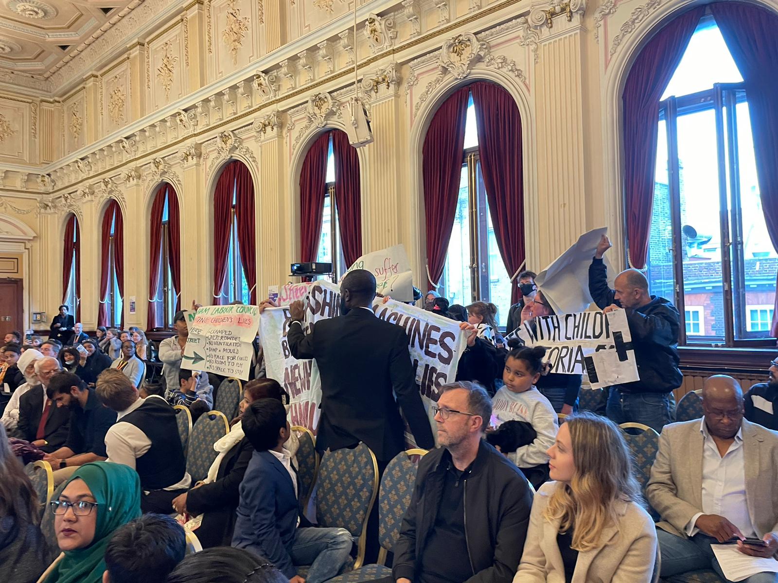 Newham residents disrupt council meeting due to mounting concerns about ...